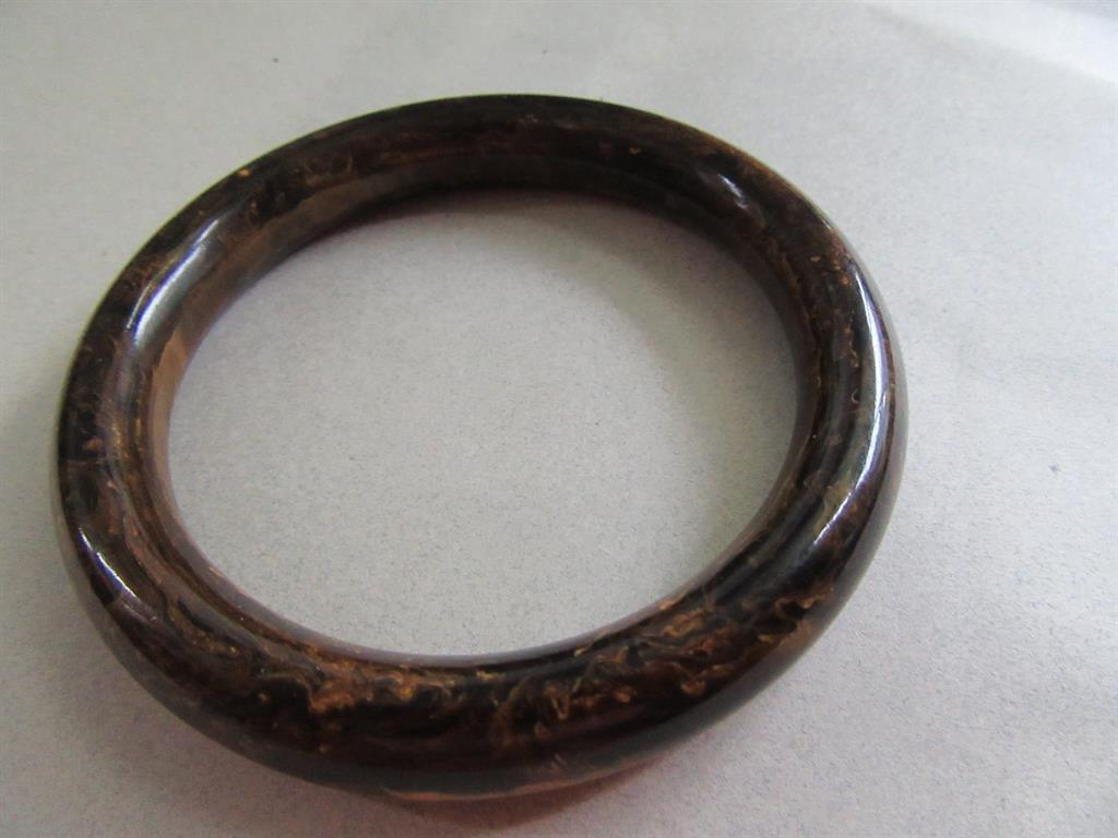 Bakelite Mississippi Mud Bangle Bracelet Chocolate Peanut Butter ...