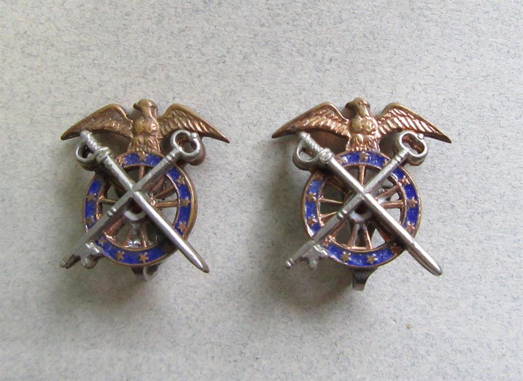 WWII US Army Quartermaster Badge Earrings Sweetheart Jewelry Home Front ...